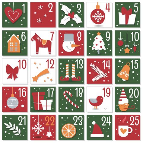 Christmas Numbers Free Printable Templates Printable