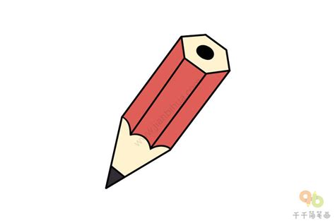 一支铅笔简笔画图片 学习用品简笔画