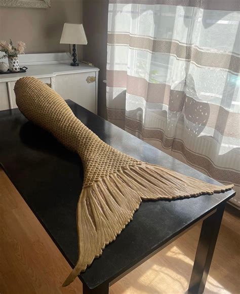 Full Silicone Gold Mermaid Tail H2o Etsy