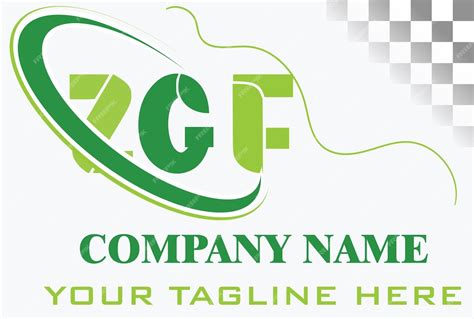 Zgf Letter Logo Design Premium Ai Generated Vector