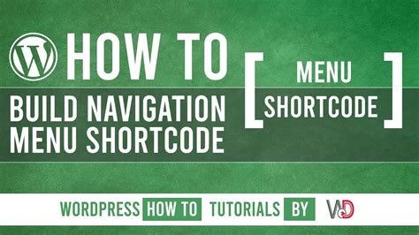 Menú Shortcode De Wordpress Cómo Crear Y Personalizar Un Menú En Tu