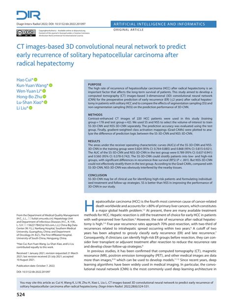 pdf ct images based 3d convolutional neural network to predict early