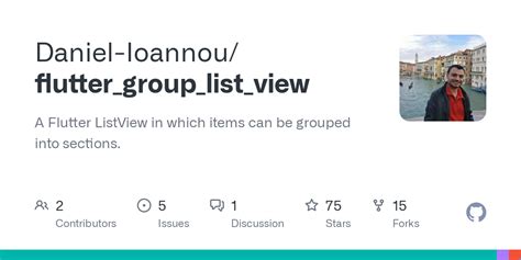 Flutter Group List View List Item Dart At Master Daniel Ioannou