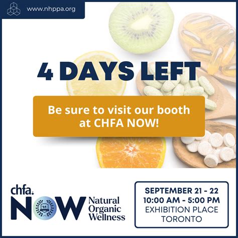 Be Sure To Visit Our Booth At Chfa Now In Toronto