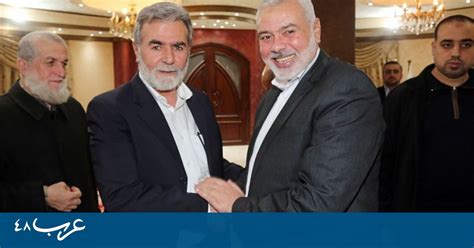 هنية والنخالة يبحثان المقترح الجديد لوقف إطلاق النار في غزة