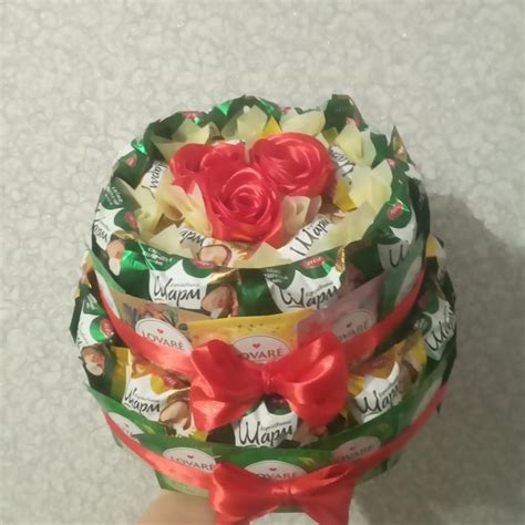 Тортик з цукерок та чаю — ціна 500 грн у каталозі Цукерки Купити товари для дому та побуту за