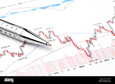 Stock Exchange Graph Stock Photo Alamy