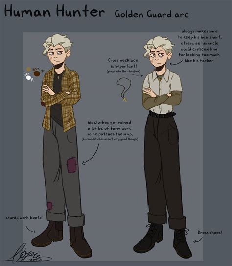 The Owl House Human Au Hunter The Silly By Oopiedoesart On Deviantart