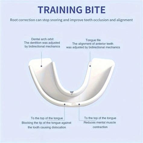 Multifunctional Snore Relief Braces Portable Silicone Braces Preventing Bruxism Solving Sleep