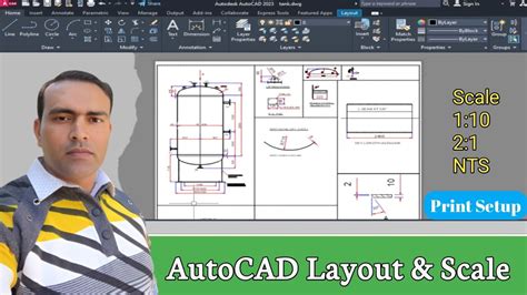 How To Do Page Setup In Layout And Scale Setting In Autocad How To Set