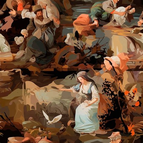 Premium Photo Easter Motifs Seamless Spring Texture