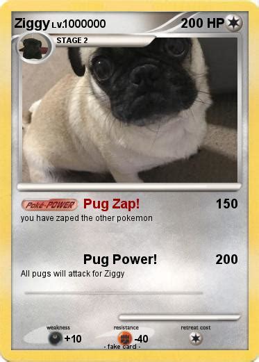 Pokémon Ziggy 76 76 Pug Zap My Pokemon Card