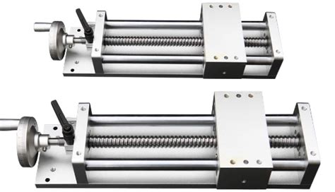 Ballscrew Xyz Cnc Sliding Table Linear With Handwheel And Lock