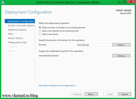 adding an additional windows 2012 domain controller in an existing