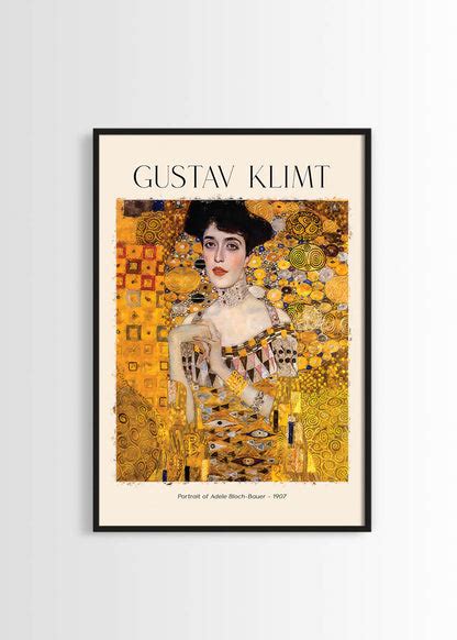 Discover The Beauty Of Adele Bloch Bauer In Klimts Iconic Poster Poster Wall