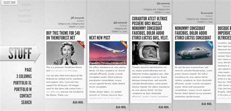 8 stunning horizontal scrolling wordpress themes