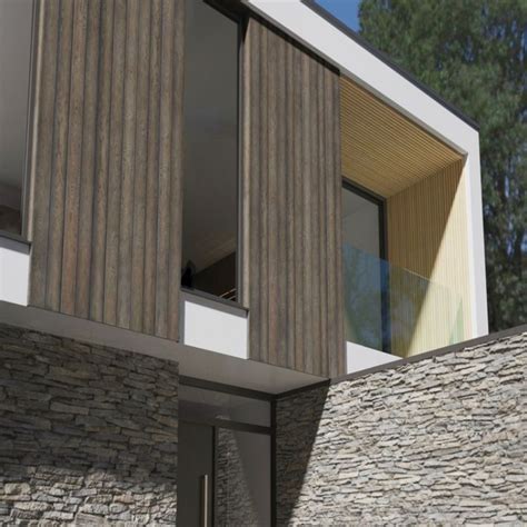 Millboard Envello Shadow Line Cladding Antique Oak Archipro Au