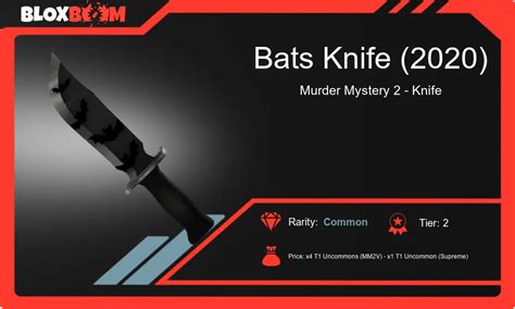 Bats Knife 2020 In Roblox Mystery Murder 2 Everything You Need To Know