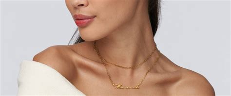 How To Choose The Right Necklace Chain Length My Name Necklace Canada