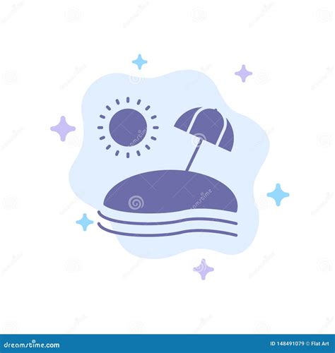 Web Blue Icon On Abstract Cloud Background Stock Vector Illustration