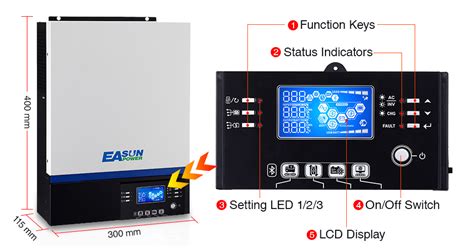 Inv Carg Reg Solar Axpert Vm Iii 3000w Fullsol Spa