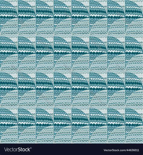 Abstract Zig Zag Striped Seamless Pattern Doodle Vector Image