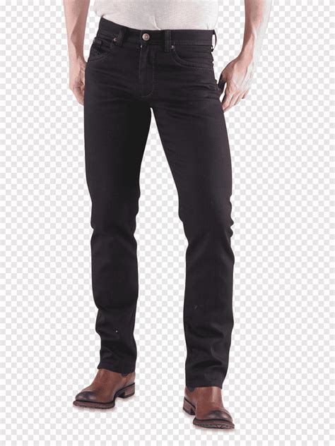 กางเกงทรงสลิมฟิตเดนิมยีนส์ Levi Strauss And Co ยีนส์ สีดำ สีน้ำเงิน