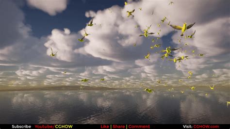 Birds Flock Unreal Engine Niagara Tutorials Ue4 Niagara Bird Flock