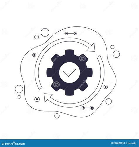 Operational Efficiency Minimal Illustration Stock Illustrations 2 Operational Efficiency
