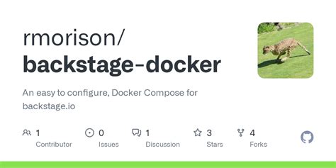 Github Rmorisonbackstage Docker An Easy To Configure Docker Compose For