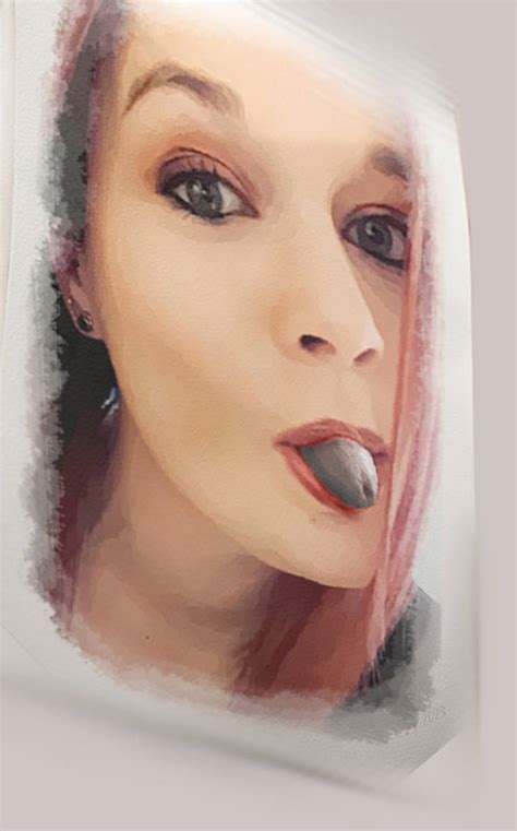 She Sticks Out Her Tongue X By Breakfast  On Deviantart
