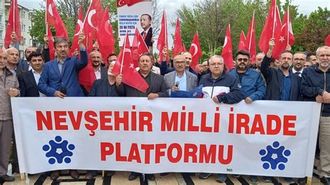 Nevşehir Milli İrade Platformundan Erdoğan a destek çağrısı FİB HABER