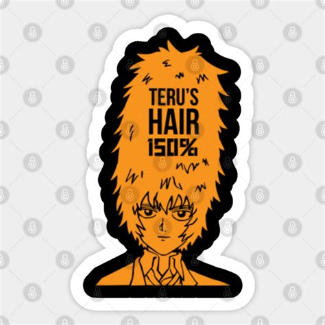 Teruki Hanazawa Teru Hair Teruki Hanazawa Sticker TeePublic