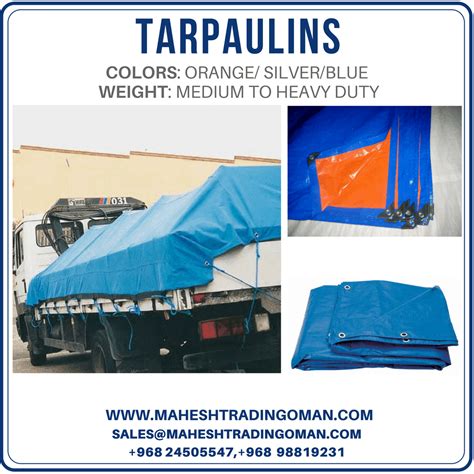 Pvc And Canvas Tarpaulin Mahesh Trading Company Llc Oman