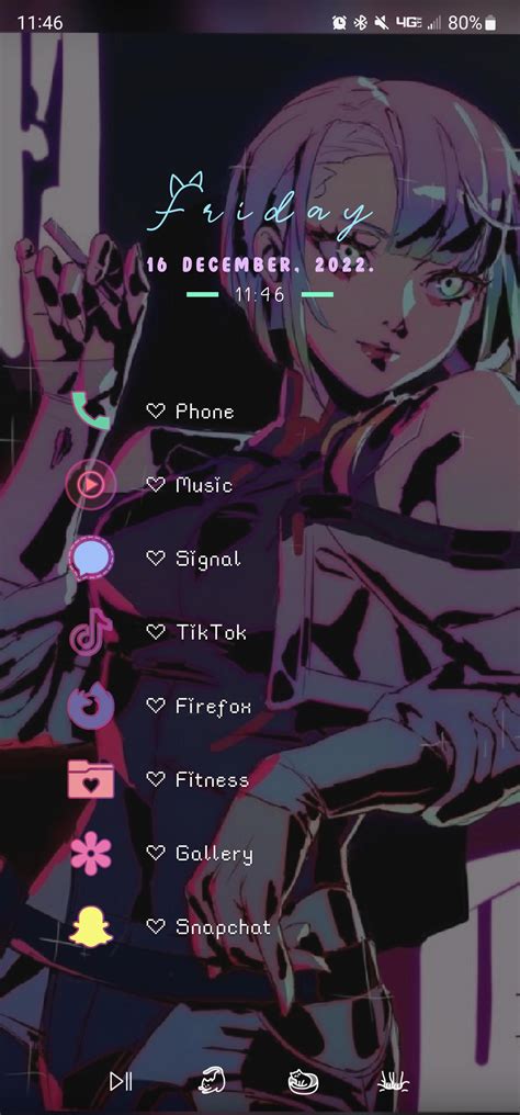 [theme] Cyberpunk Niagara Launcher R Androidthemes