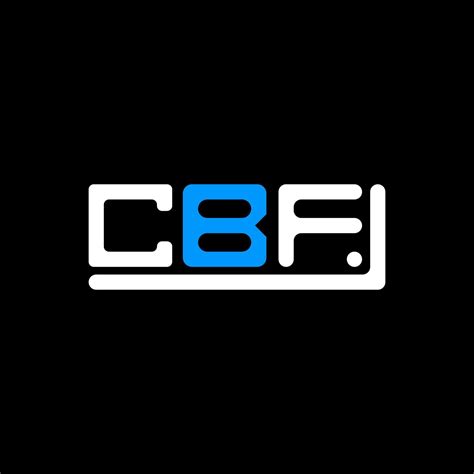 Cbf Letter Logo Creative Design With Vector Graphic Cbf Simple And