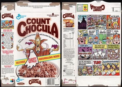 General Mills Count Chocula Delcious Ghost Marshmallows Cereal