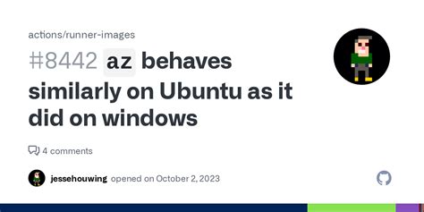 Az Behaves Similarly On Ubuntu As It Did On Windows Issue 8442