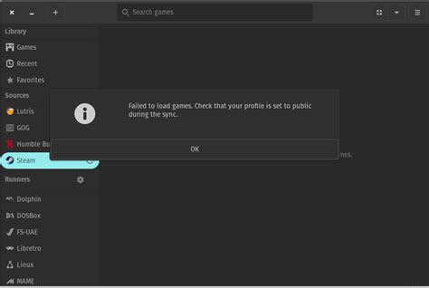 Lutris Beta Steam Games Do Not Sync Empty List · Issue 3246 · Lutrislutris · Github