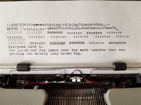 1957 Gray Olympia Sm3 Math Symbols Typewriter For Sale 785