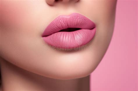 Sexual Full Lips Natural Gloss Of Lips And Woman S Skin Increase In