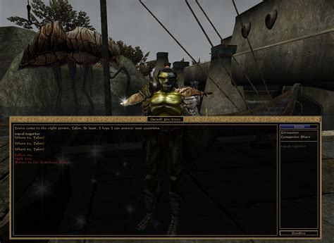 Vivec Orc Dialogue Loop Tamriel Rebuilt