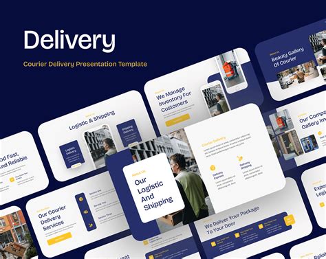 Courier Delivery PowerPoint Template Behance