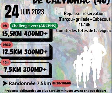 Le Trail Perché De Calvignac Calvignac Figeac Tourisme Vallées Du