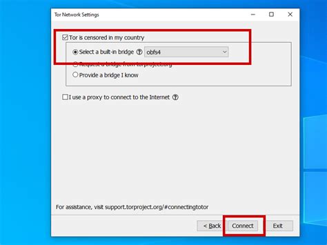 Use Tor Public Bridges Windows