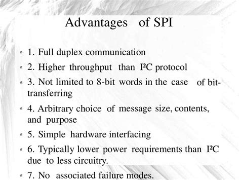 Serial Peripheral Interface Embedded System Protocol