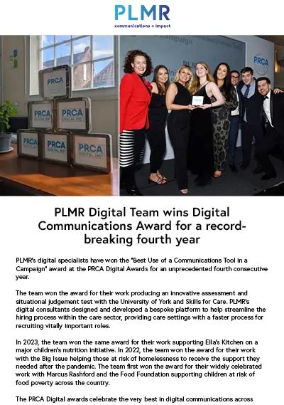 Client Success For Plmr Built Environment In West Sussex Plmr
