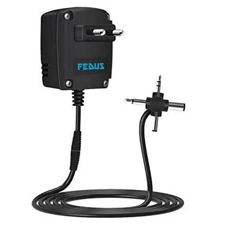 FEDUS 4 5 Volt 500mA Power Adapter With 4 Multi Pin And Polarity Change