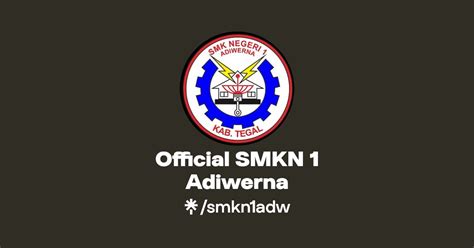 Official Smkn Adiwerna Instagram Facebook Tiktok Linktree