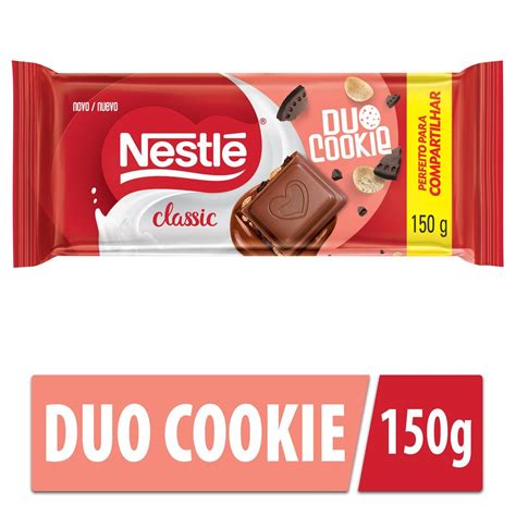 Chocolate NestlÉ Classic Duo Cookie 150g Pão De Açúcar